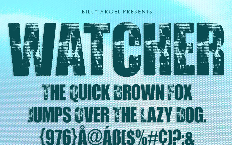 WATCHER PERSONAL USE - abstract fonts - download free fonts